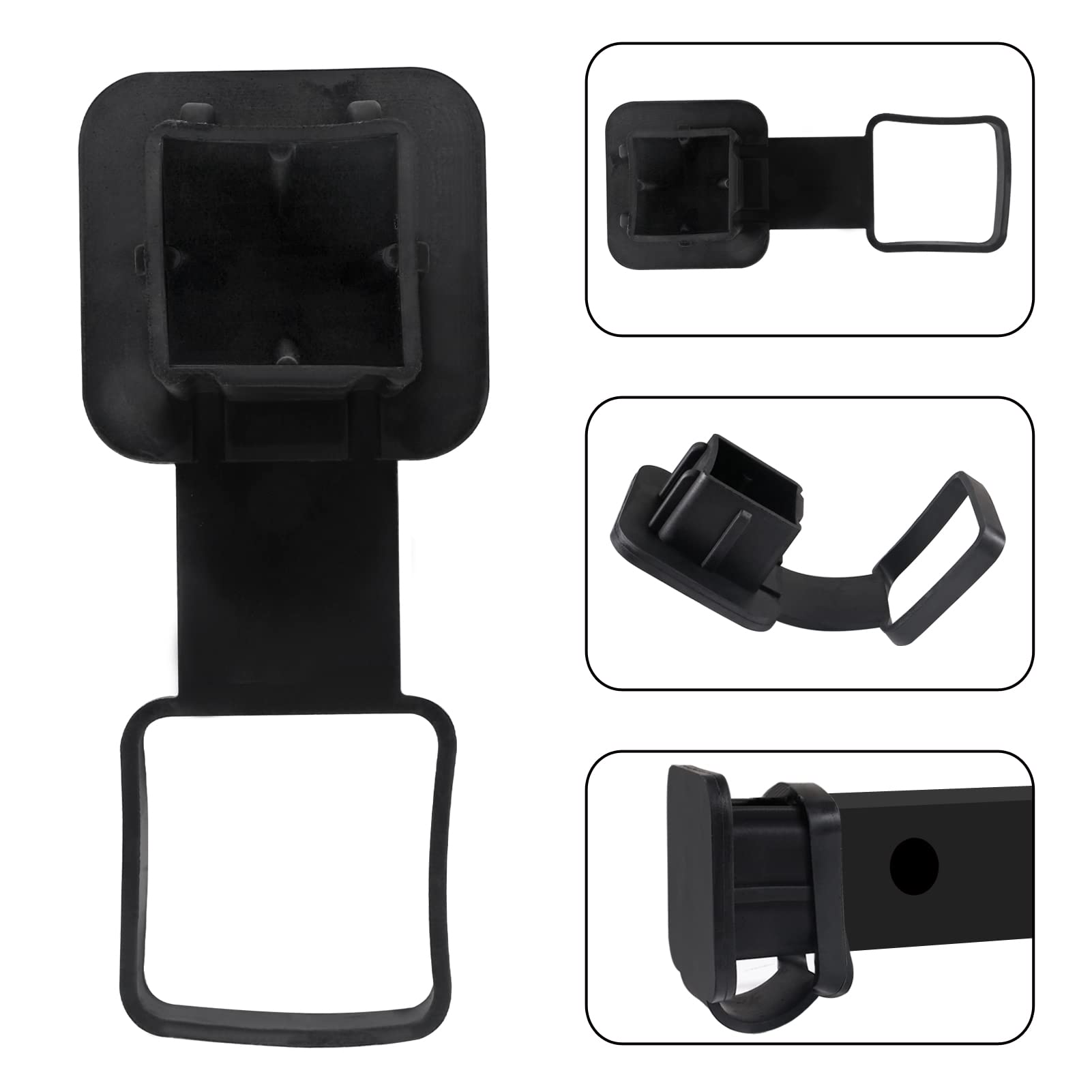 Snapklik.com : 1PCS 2 Inch Receiver Hitch Plug Insert Tube Hitch Plug ...