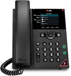 POLYCOM VVX 250 4-line Desktop Business IP Phone with dual 10/100/1000 ...