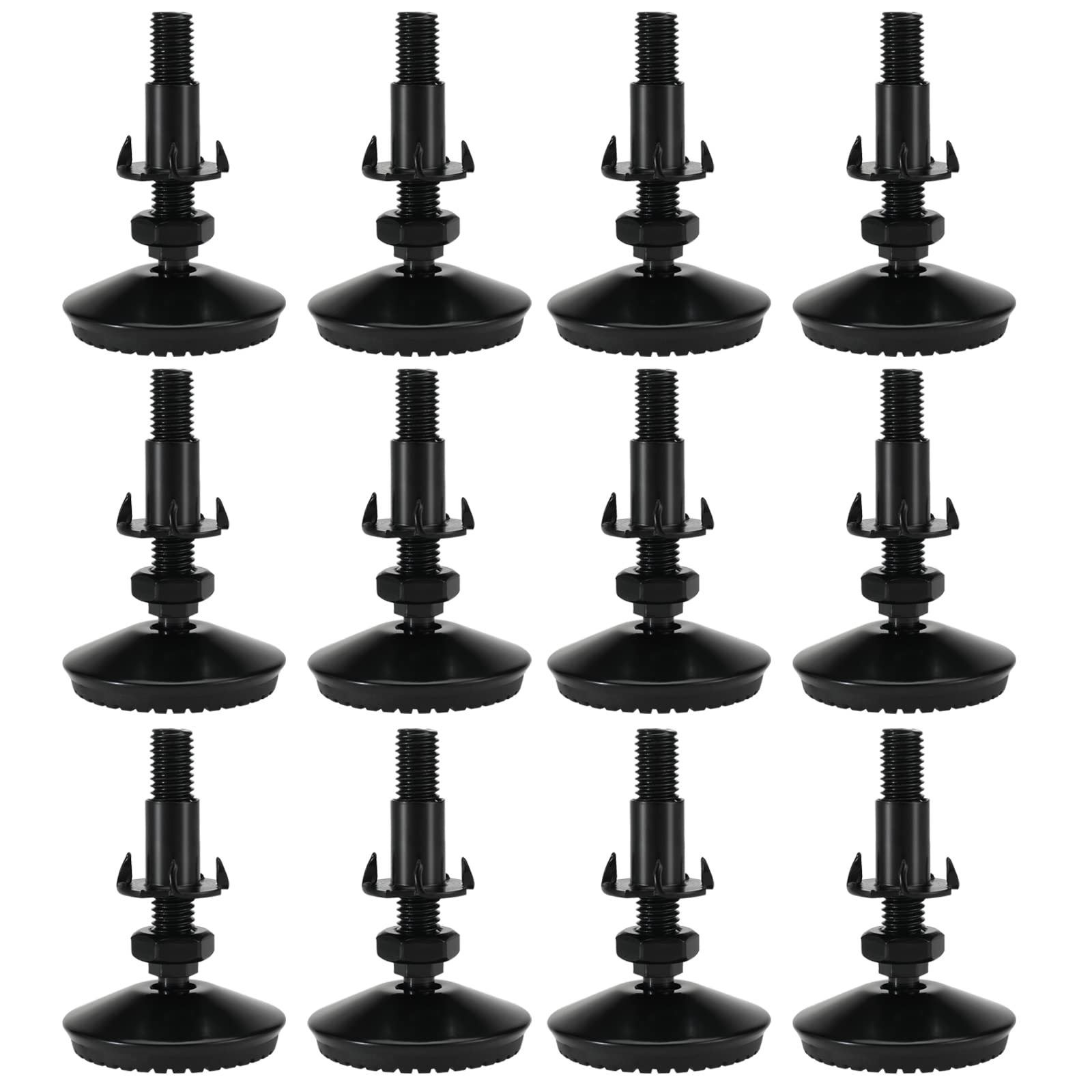 Amazon.com: RealPlus 12pcs M8 Furniture Leveling Feet, Adjustable Leg ...