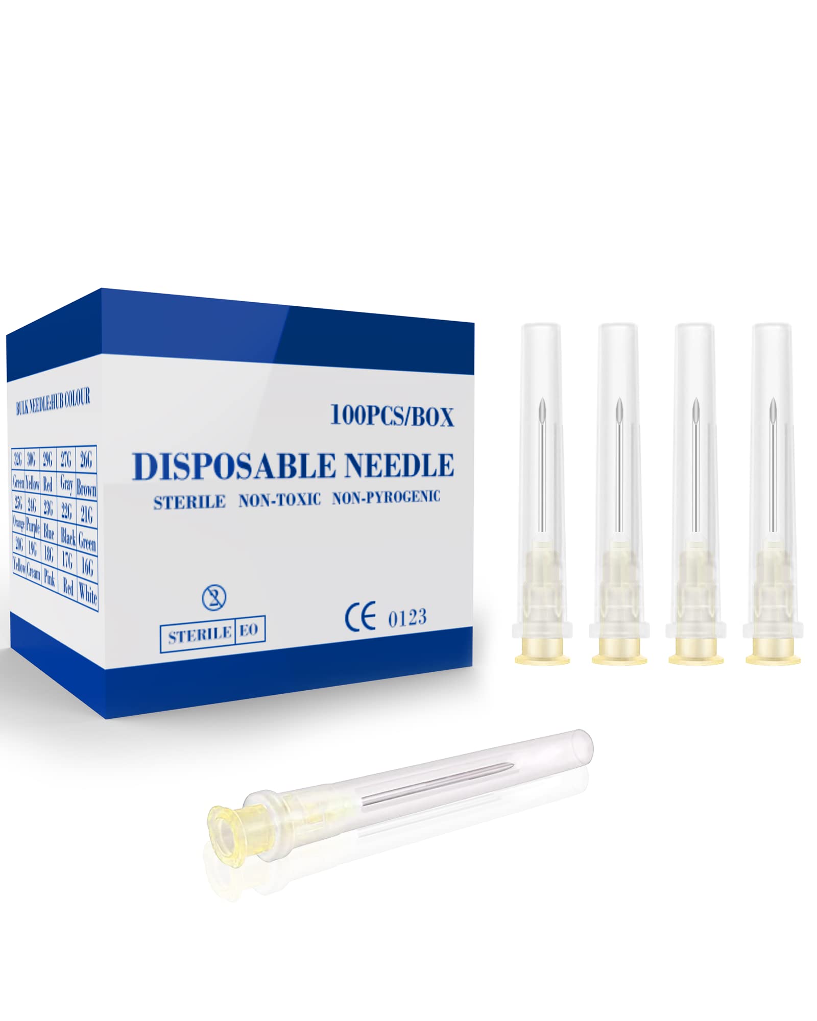 Snapklik.com : Disposable Needle - 30 Gauge Needles 0.5 Inch,100 Pcs ...