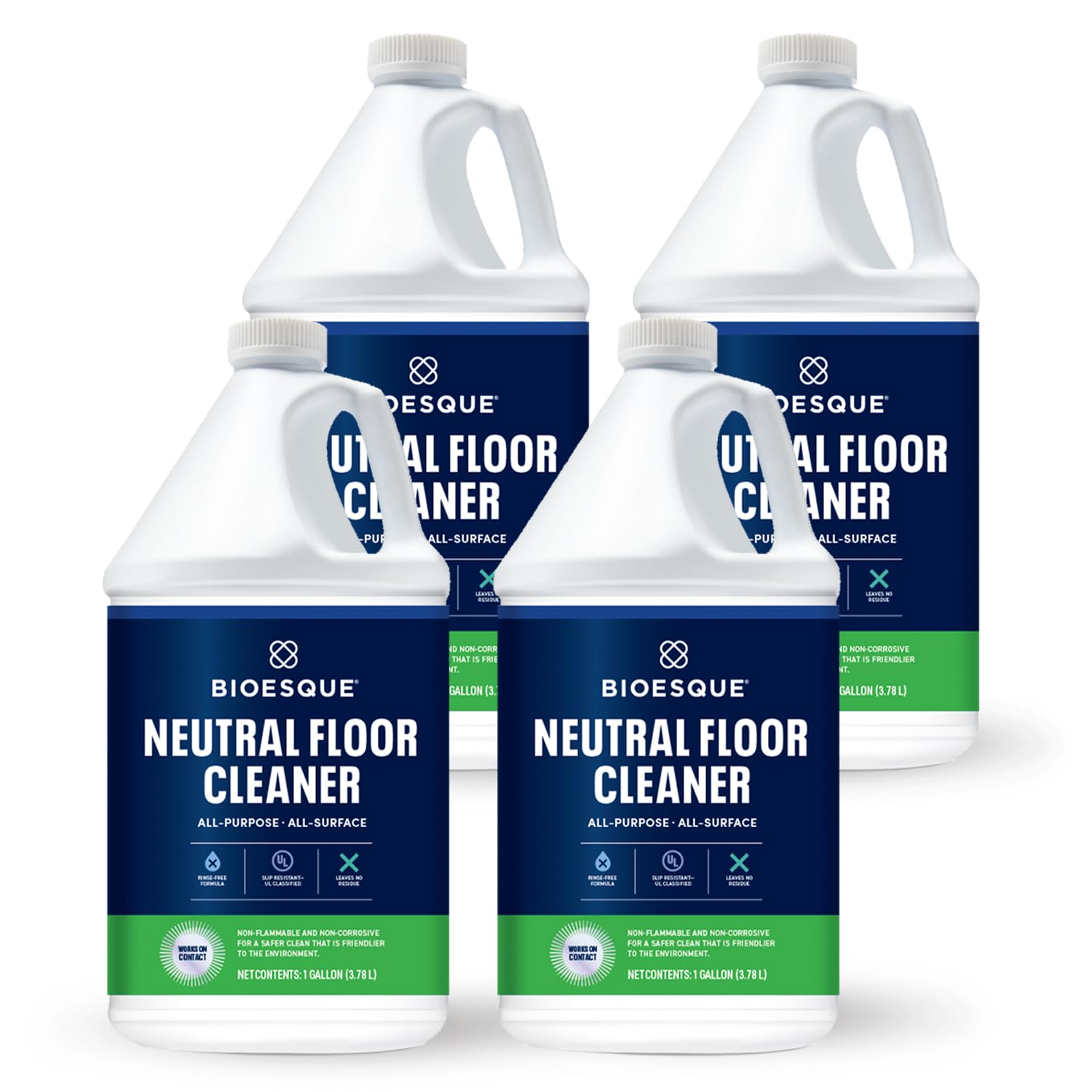 Amazon.com: Bioesque Neutral Floor Cleaner, 1 Gallon (Pack of 4 ...