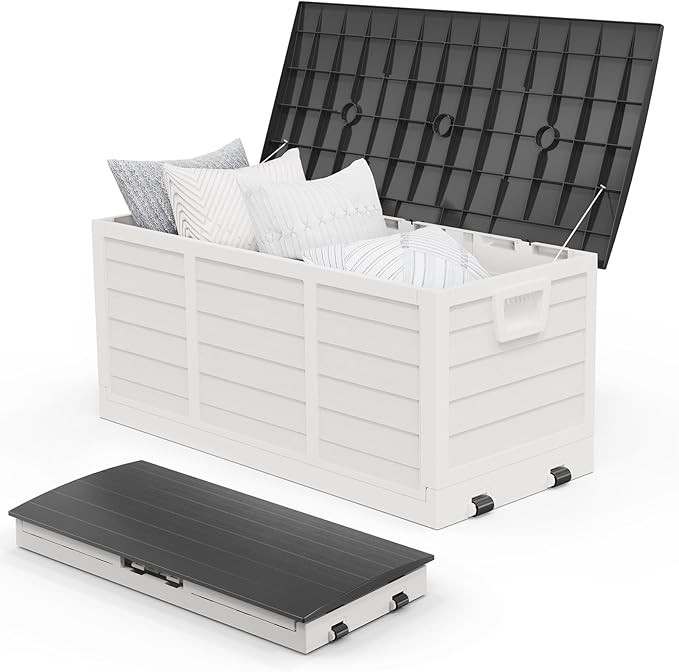 Amazon.com : VINGLI 75 Gallon Collapsible Outdoor Storage Box, Simple ...