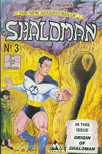 Amazon.com: New Adventures of Shaloman #3 VF/NM ; Mark 1 comic book ...