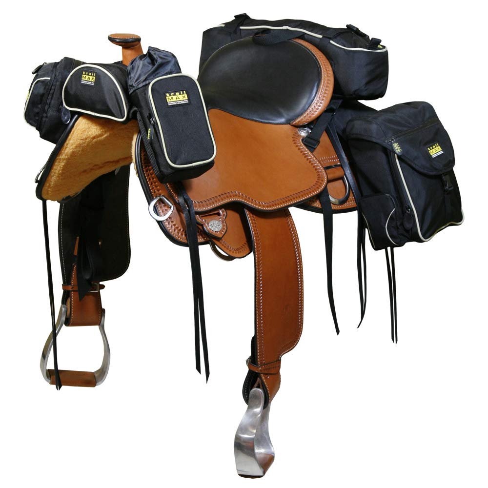 Amazon.com: TrailMax 500 Series Deluxe 5-pc Saddlebag System for Horse ...