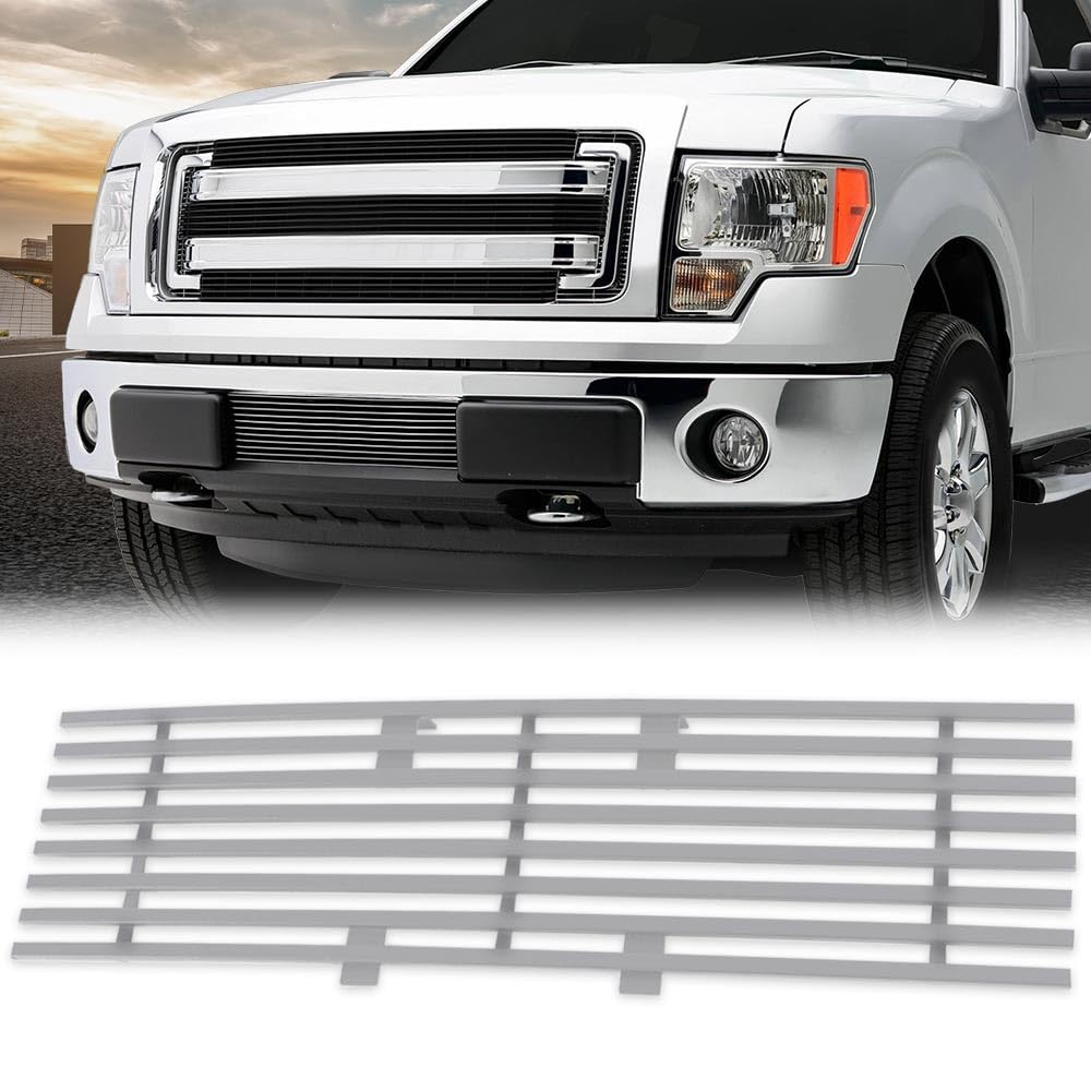 Snapklik.com : PIT66 Metal Bumper Lower Grill Billet Grille Insert ...