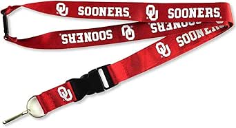 Amazon.com: aminco Oklahoma Sooners Detachable Team Lanyard : Sports ...