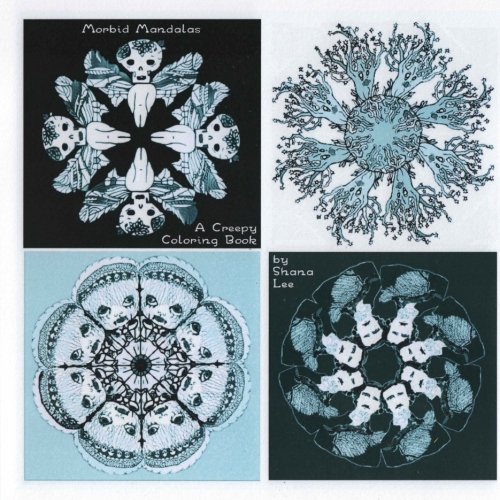 Morbid Mandalas: A Creepy Coloring Book (Coloring Books for Adults ...