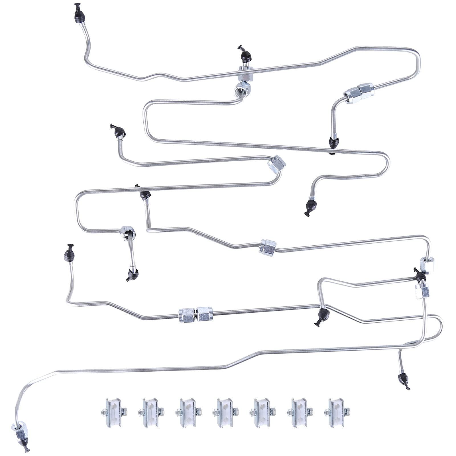 Amazon.com: moseiny 1917941 Fuel Injection Line kit with Clamps, 6PCS ...