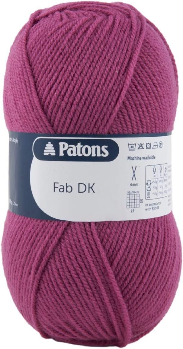 Patons Fab DK Kitting/Crochet Yarn Double Knitting Wool 100g Balls and ...