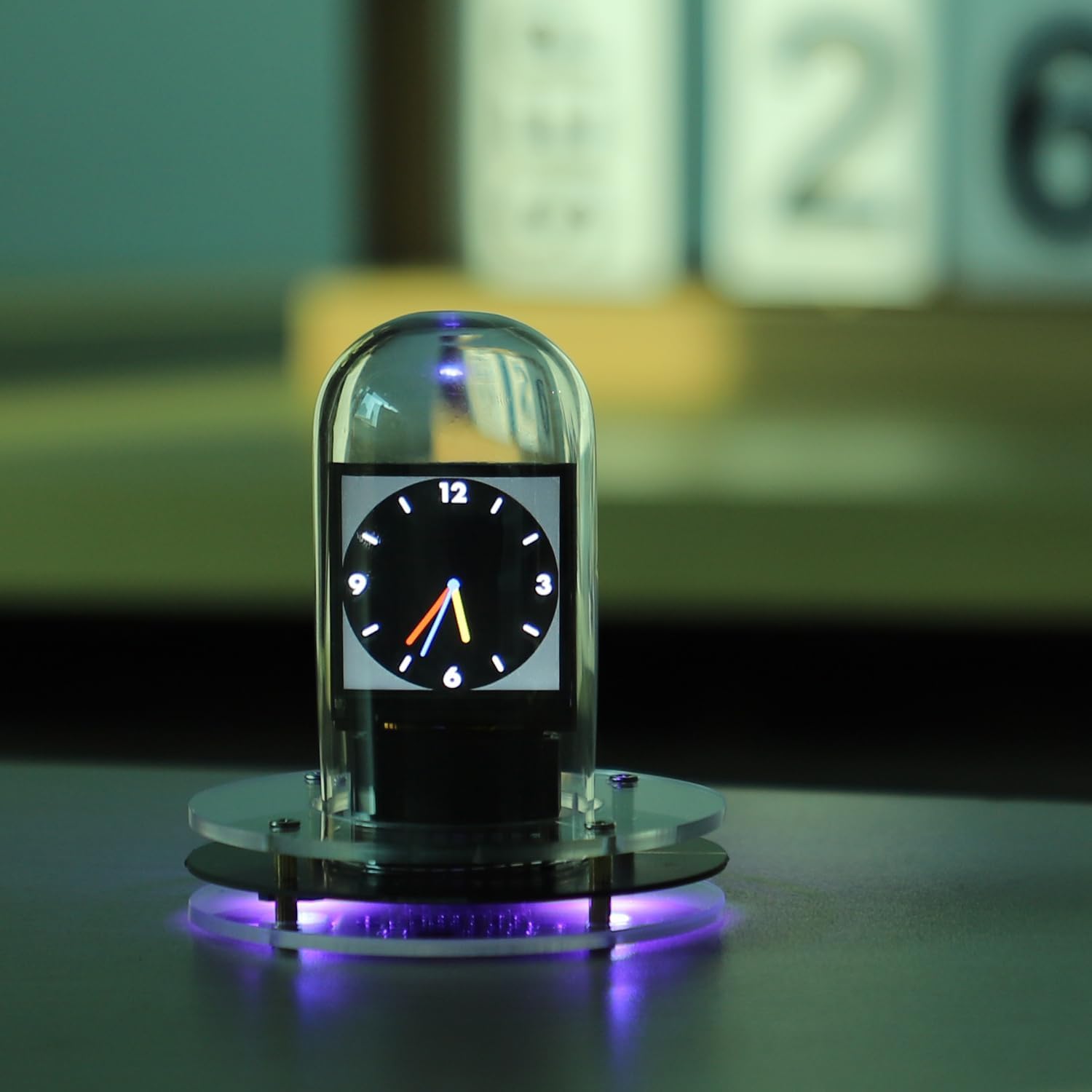 Amazon.com: TPHRAVAL Nixie Tube Clock Mini IPS Clock, Multiple time ...