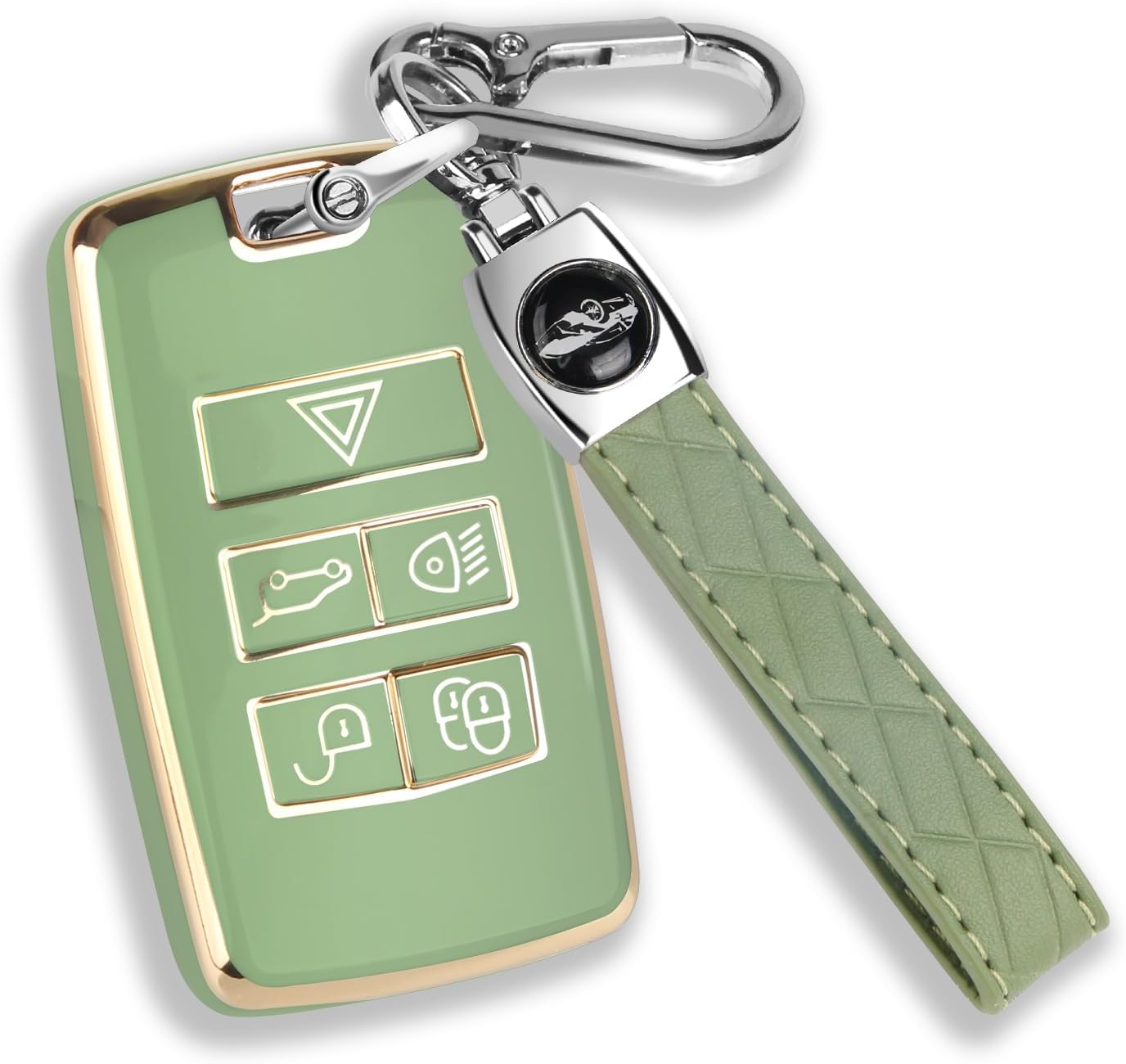 Amazon.com: QBUC for Land Rover Key Fob Cover with KeyChain Soft TPU ...