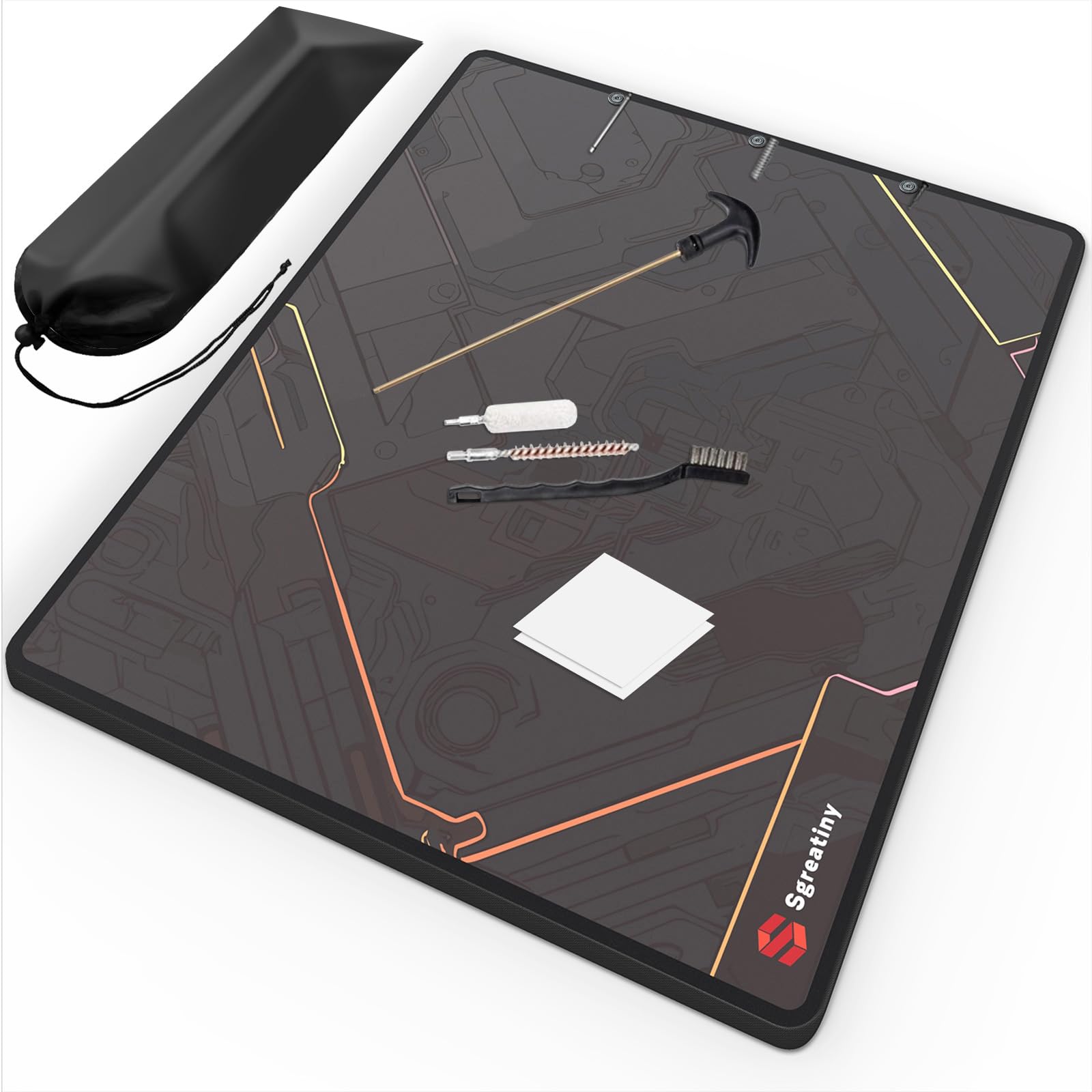 Snapklik.com : 20"x 16" Large Gun Cleaning Mat,Work mat,Double ...