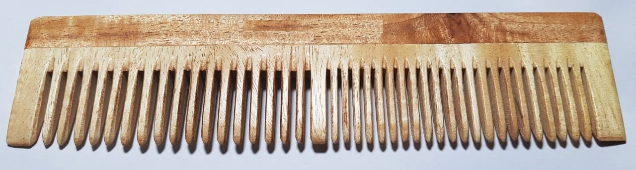 Buy GLOURA Organic Pure Neem Wood Comb, | Hair Growth, Hair-fall ...