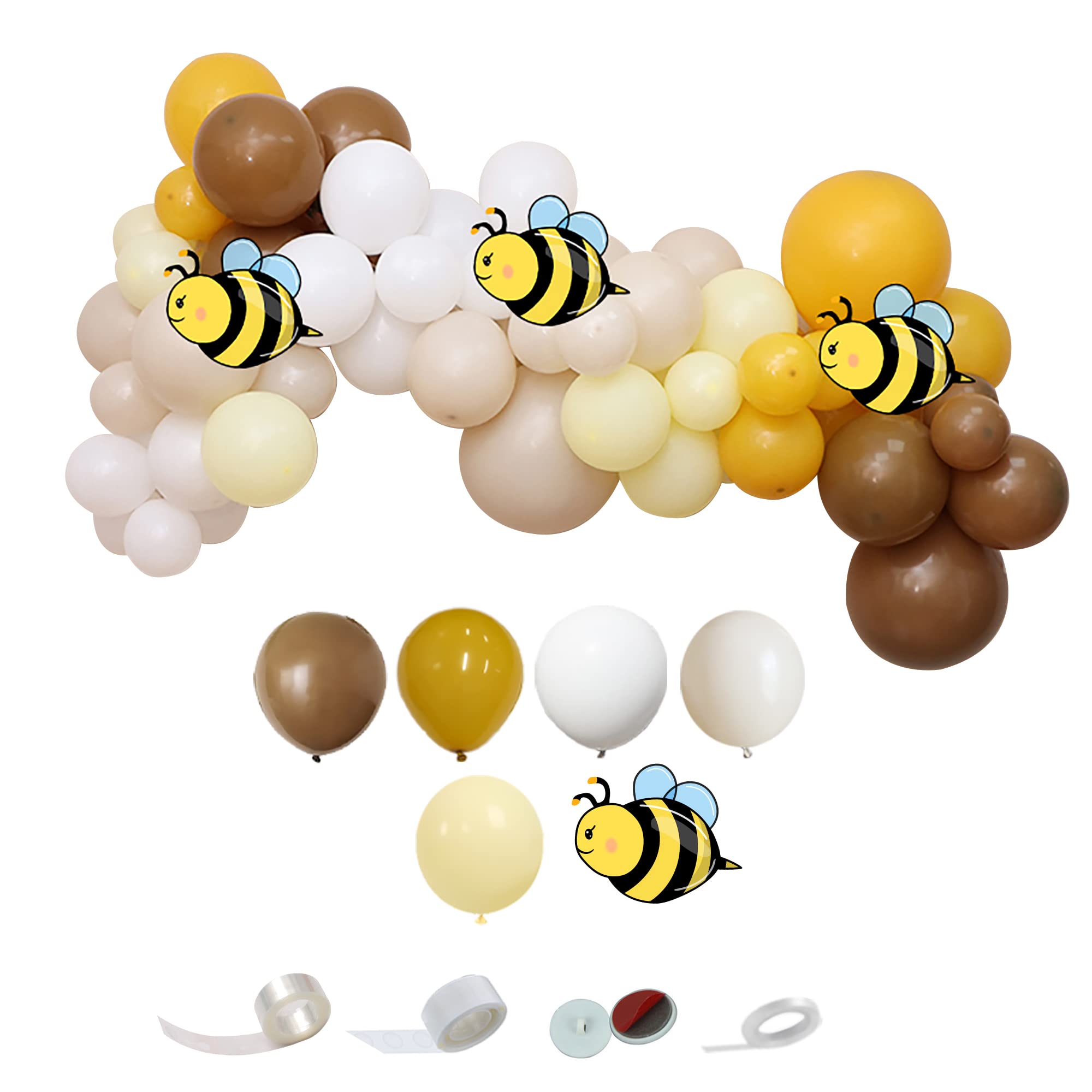 Amazon.com: MYDECORBL Balloon Garland Arch Kit,91 PCS Bee Theme ...