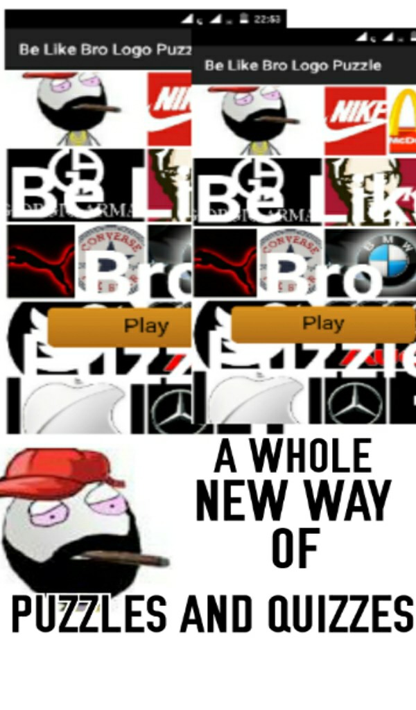 Be Like Bro Logo Puzzle - App on Amazon Appstore