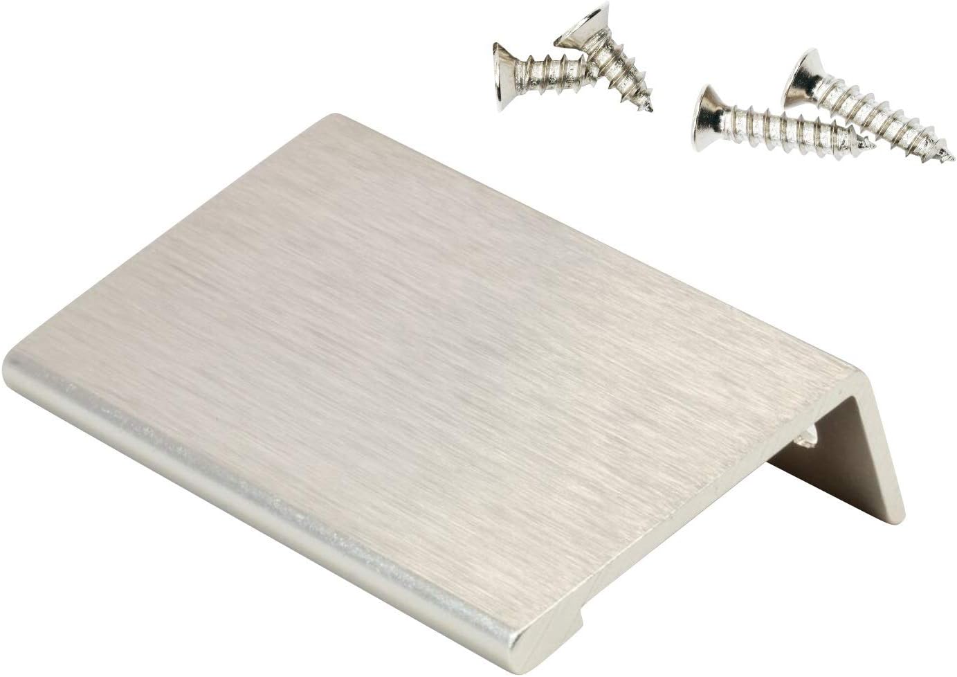 2 Pack Rok Hardware 1-31/32" Hole Centers Modern Style Finger Edge Pull ...