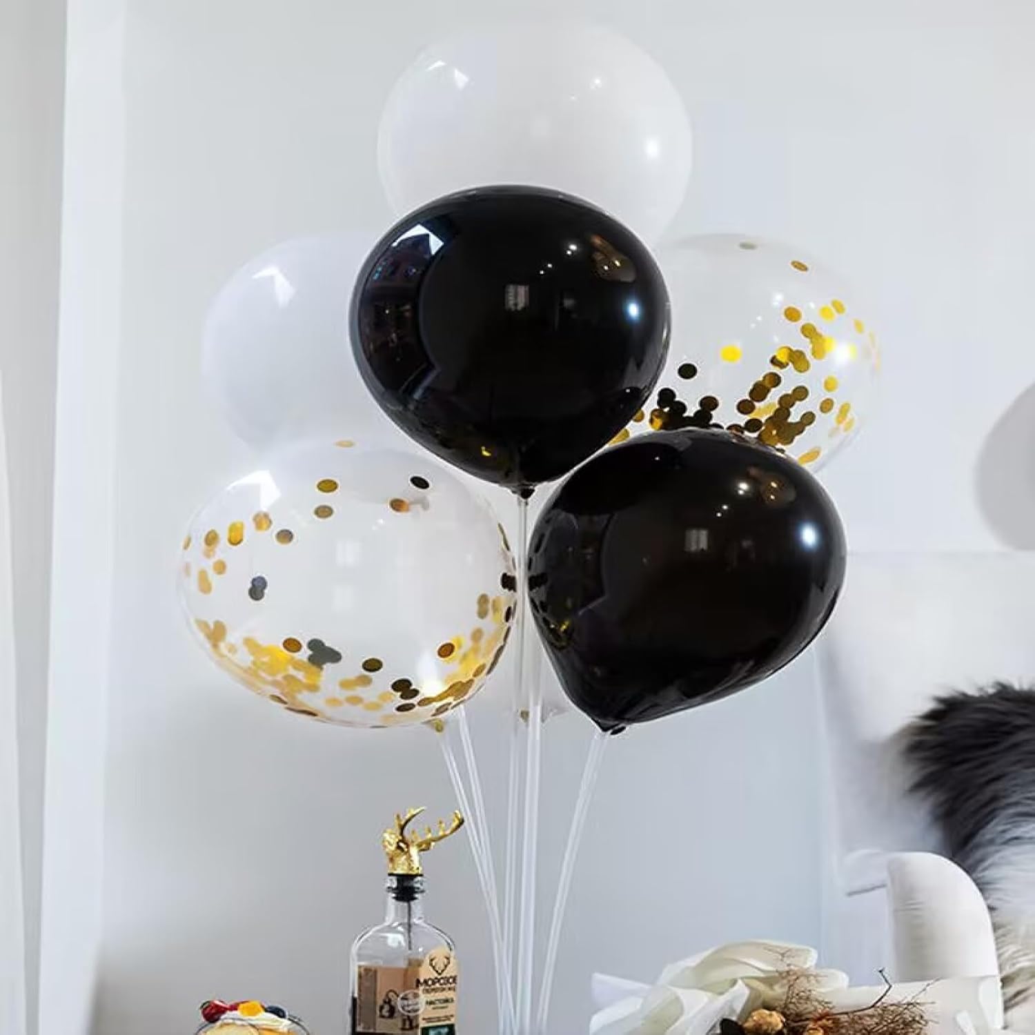 Amazon.com: MOTHON Table Floating Balloon Decoration Set Wedding Room ...