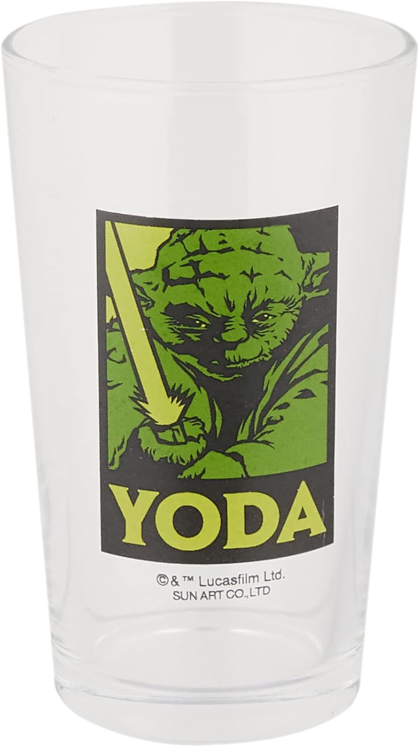 Amazon.com: サンアート Star Wars SAN2481-4 Yoda Glass, 8.5 fl oz (240 ml ...
