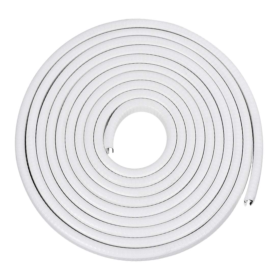 uxcell Edge Trim U Seal Extrusion White U Channel Edge Protector PVC ...