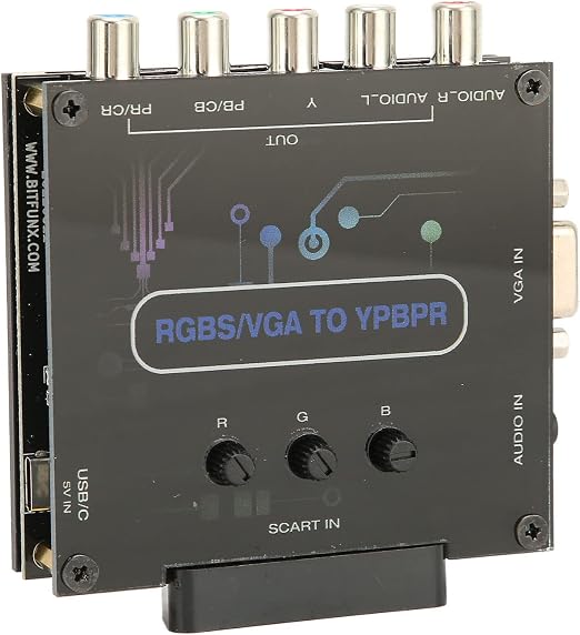 Amazon.com: RGBS VGA SCART to YPBPR Converter for SFC, for for N64, for ...