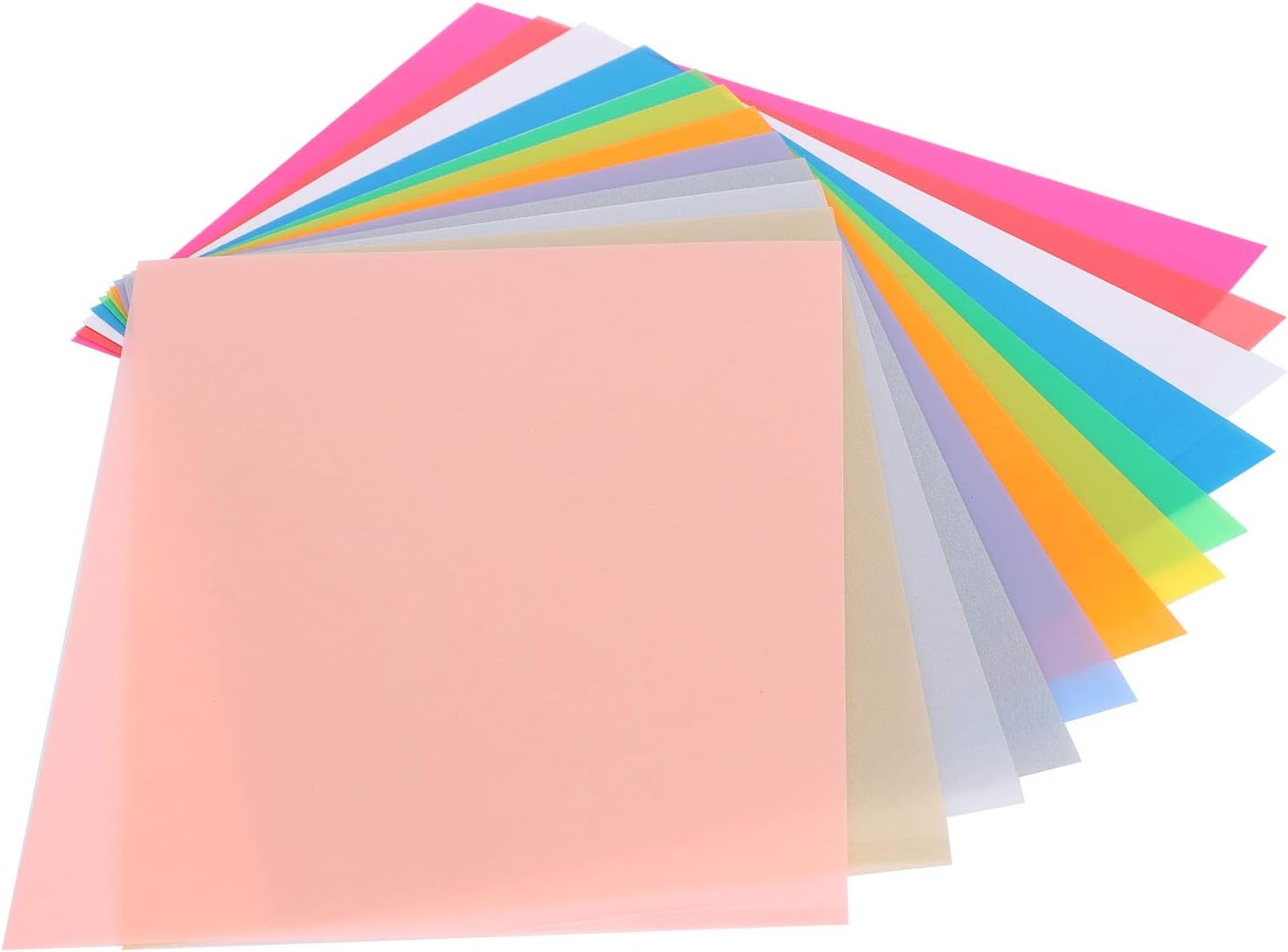 Honiwu 12Pcs Shrink Plastic Sheets, Colorful Shrink Paper, Heat Shrink ...