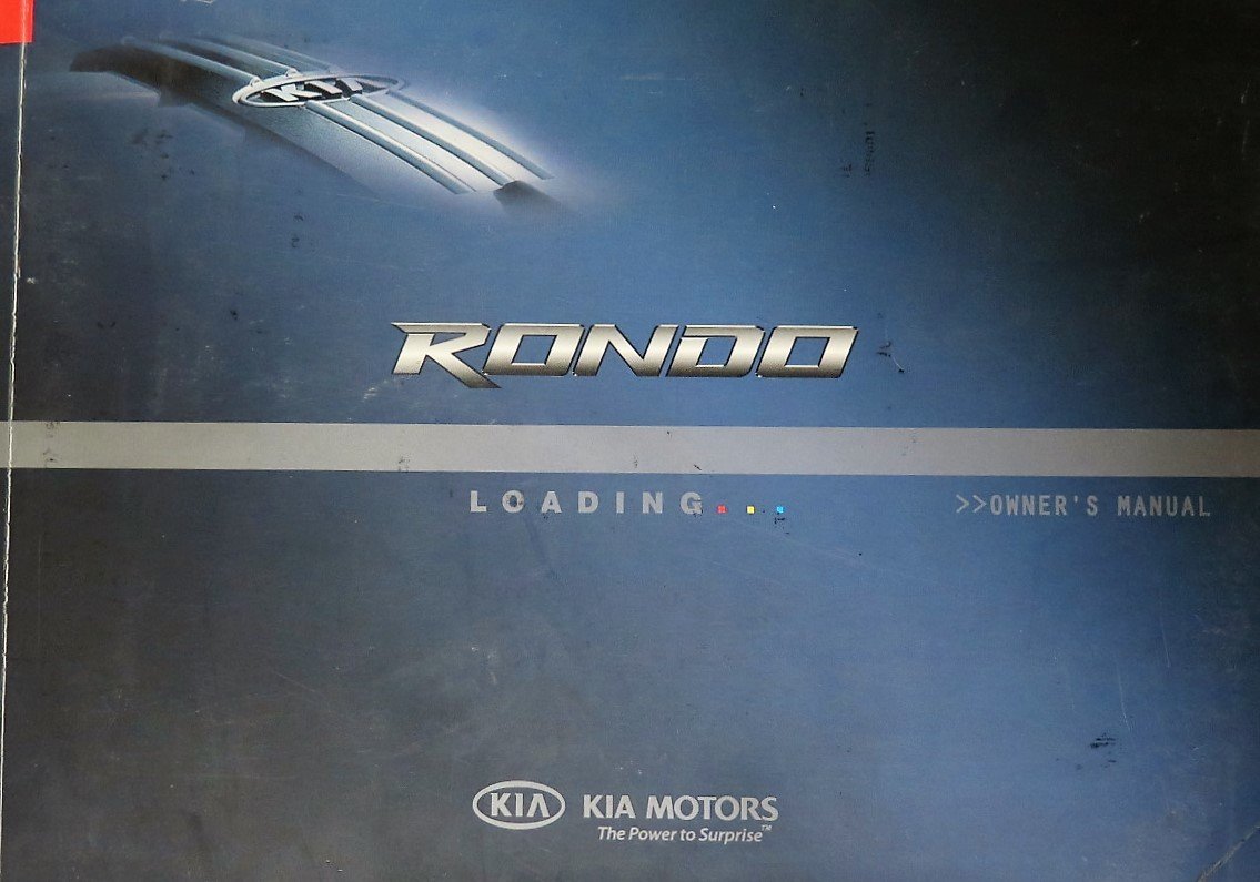 2008 Kia Rondo Owners Manual: Kia: Amazon.com: Books