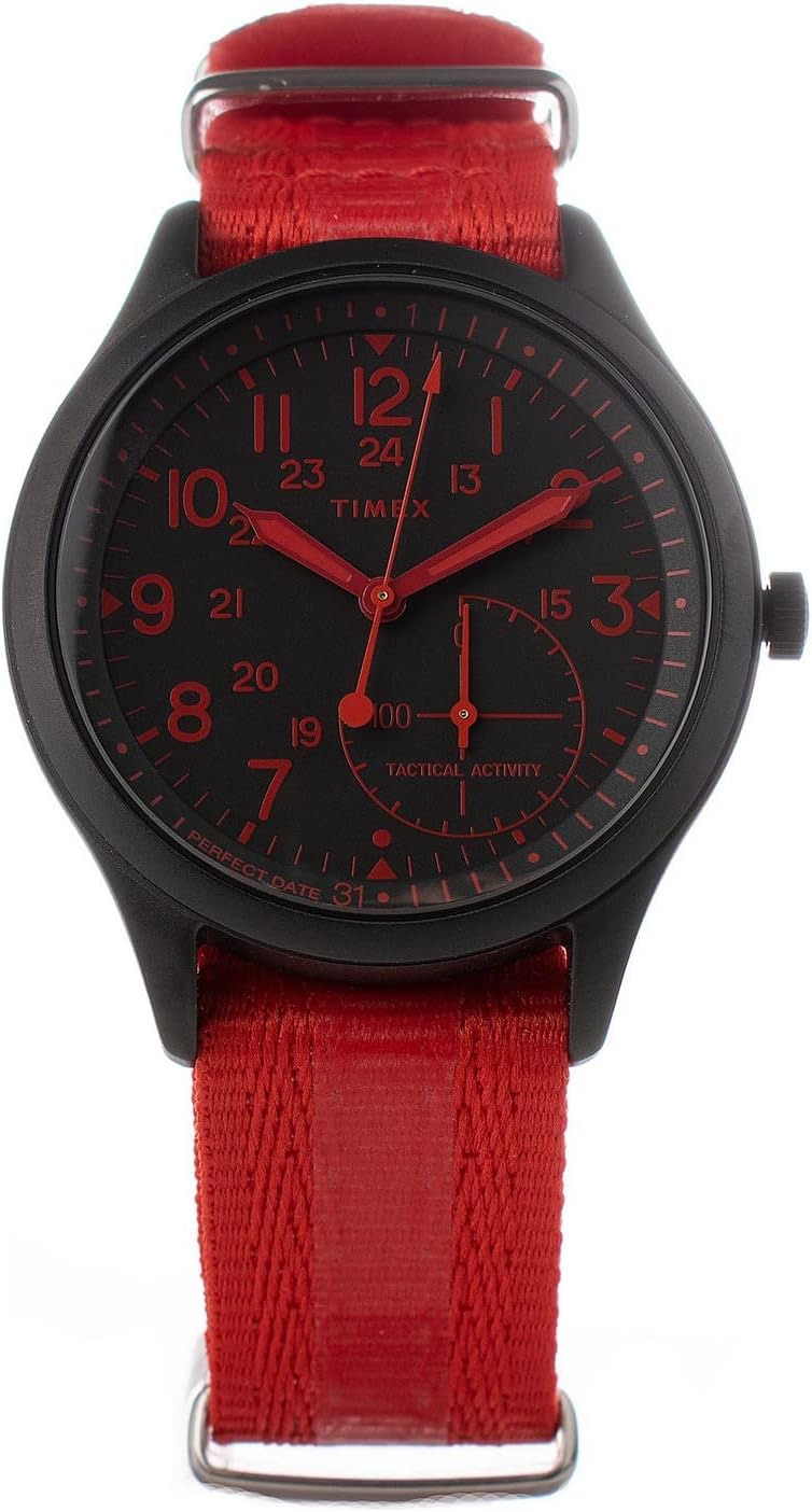 Timex Mens Analogue Classic Quartz Watch with Nylon Strap TW2T10200 ...