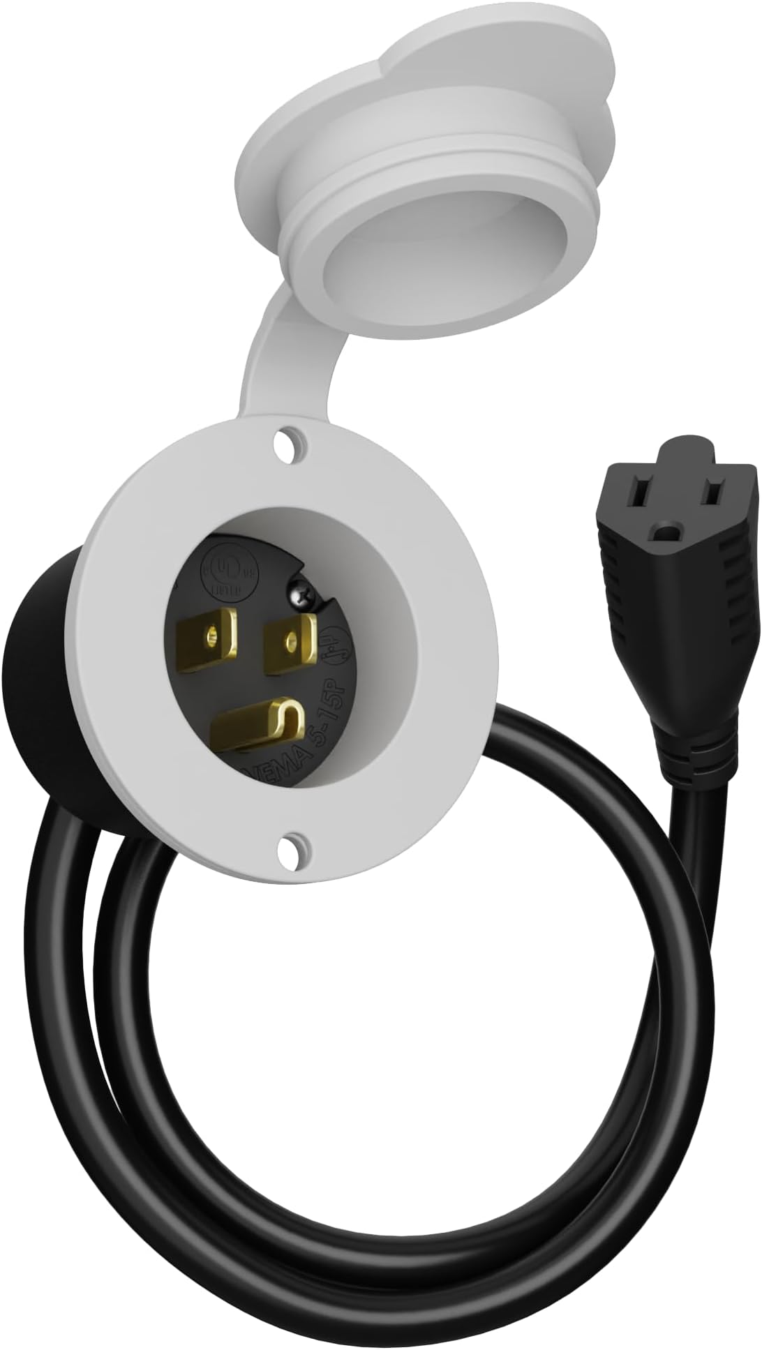 Amazon.com: 15 Amp AC Power Inlet Port Charger Plug, by Journeyman-Pro ...