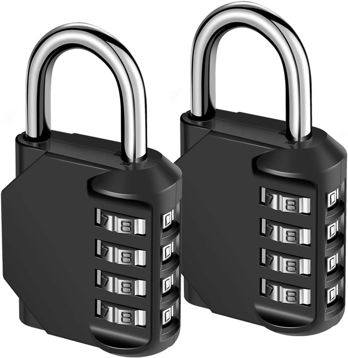 Combination Padlocks, Waterproof Padlocks with Code, 4 Digit Locker ...