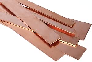 Copper Sheet Metal Strip Rod Flat Rod 90 x 1.5 mm Sheet Metal Strips ...