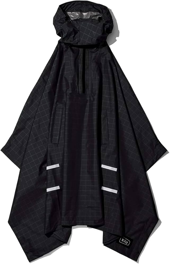 最大41%OFFクーポン 2022KiU 自転車 光る 反射プリント 大雨対応 収納袋 バイシクル ポンチョ Type.A VISIBLE CRACK ビジブルクラッ kochi-ot.main.jp