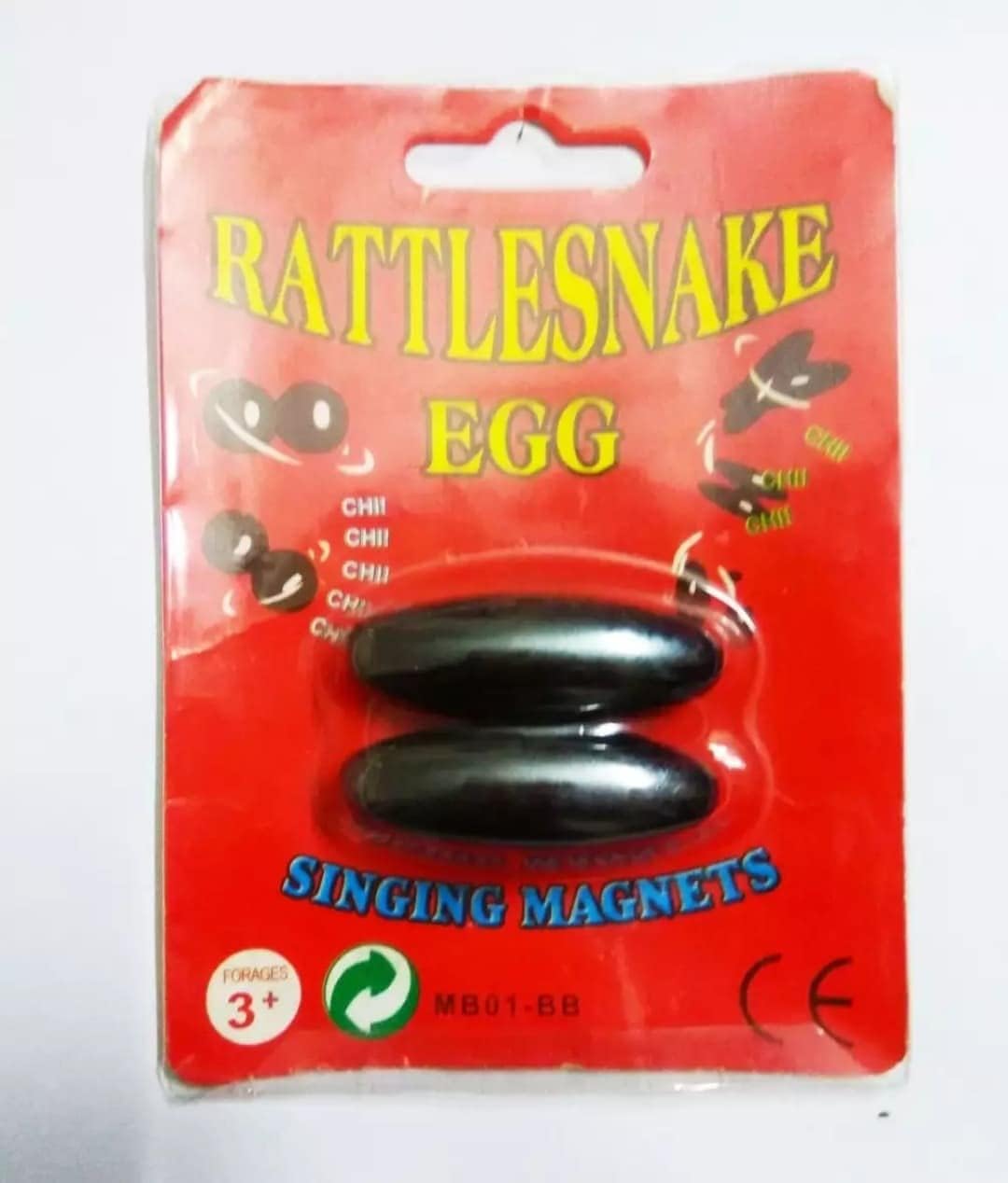 Amazon.com: Buzzing Magnets Rattlesnake Eggs Chatters : Toys & Games