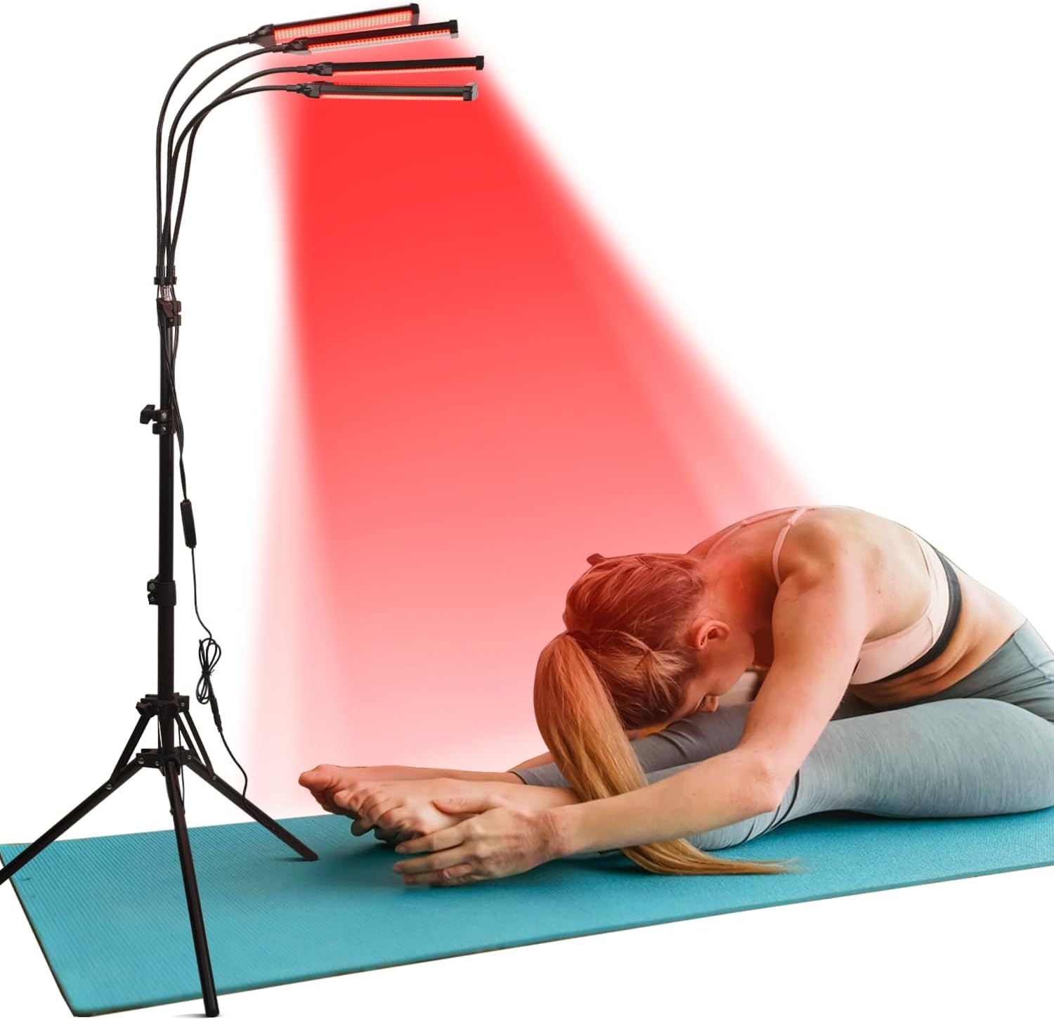 Amazon.com: Red Light Therapy for face and Body, 100LEDs Red and Blue ...