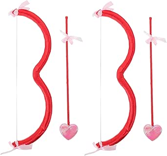 Amazon.com: LUOZZY Cupid Bow and Arrow Set of 2, Valentine's Day Foams ...