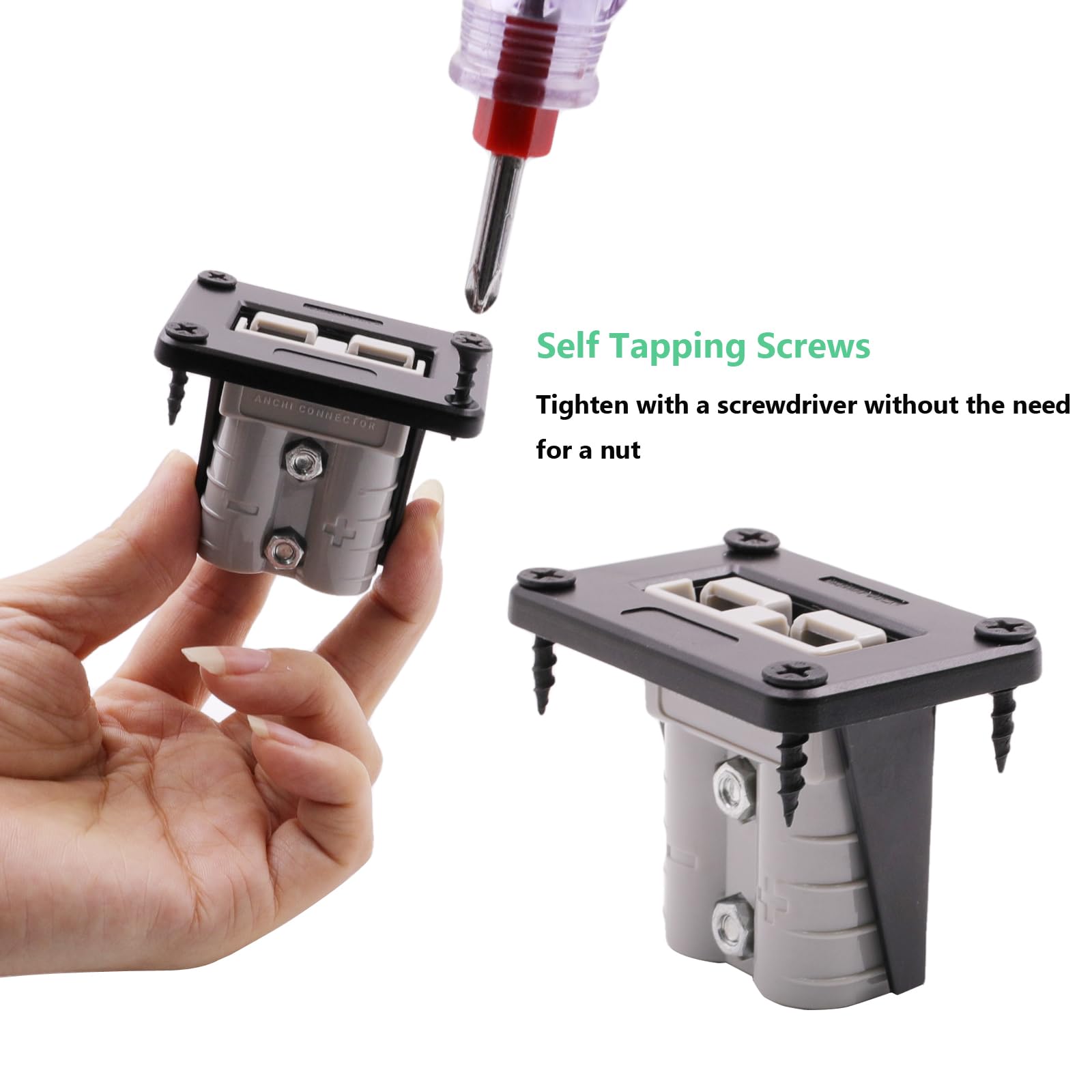 Snapklik.com : ANDCHIER 50 Amp Battery Quick Connect Connector 6-12 ...