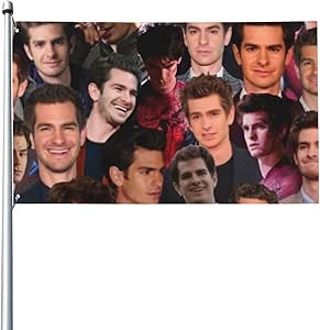 Amazon.com : Andrew Garfield Collage Flag Wall Decor Hangings Banner ...