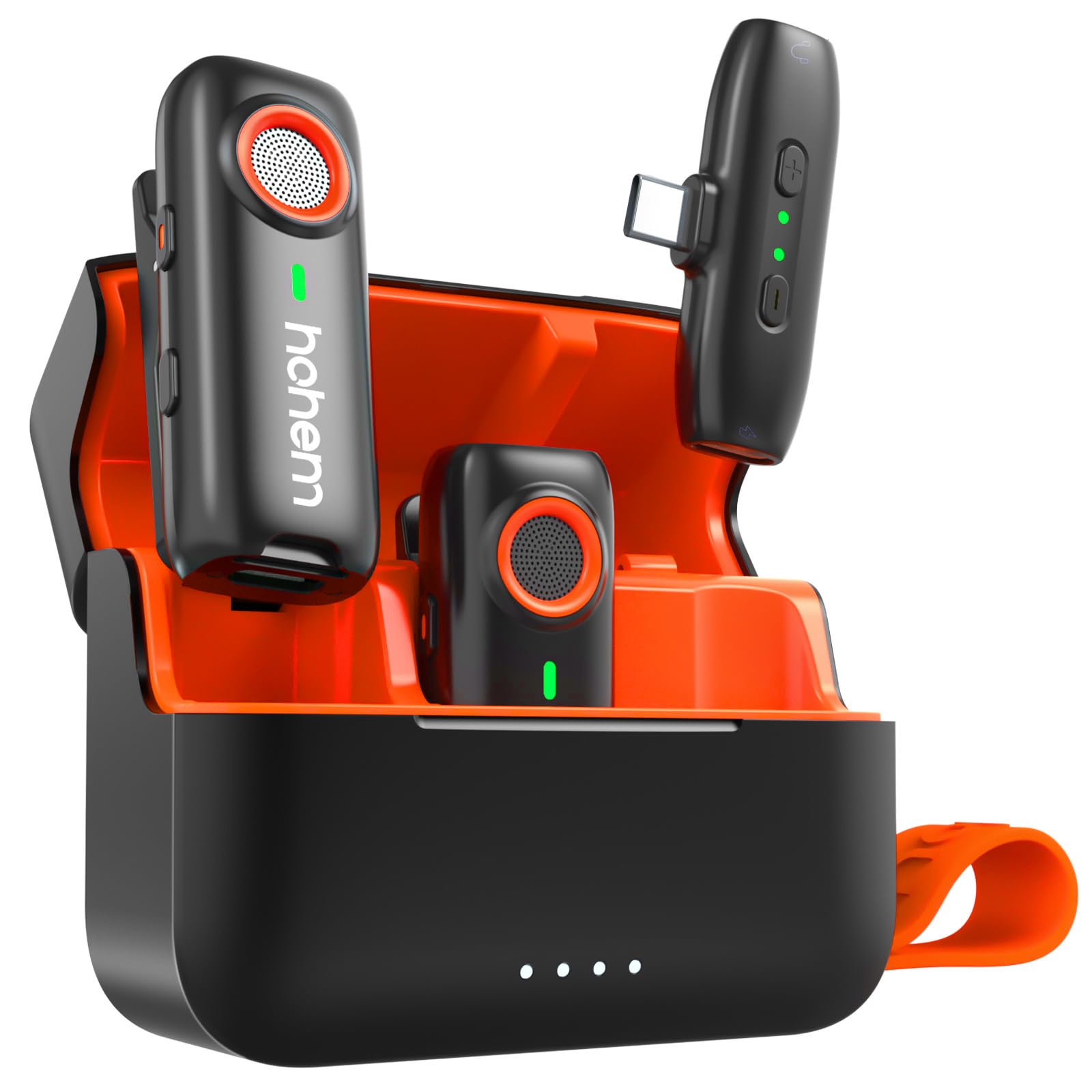 Amazon.com: hohem MIC-01 Wireless Lavalier Microphone, DSP Noise ...