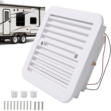 Amazon.com: RV Ventilation Exhaust Fan, 12V 2.4W Side Air Vent Fan with ...