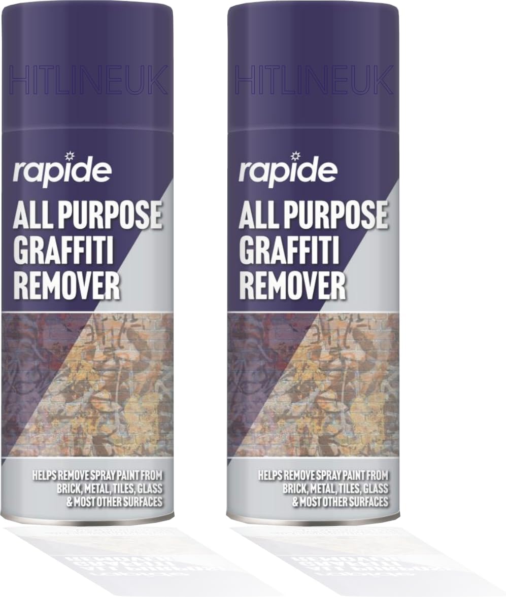 2 x Graffiti Cleaner Remover, Powerful Spray Paint, Emulsion, Pen ...