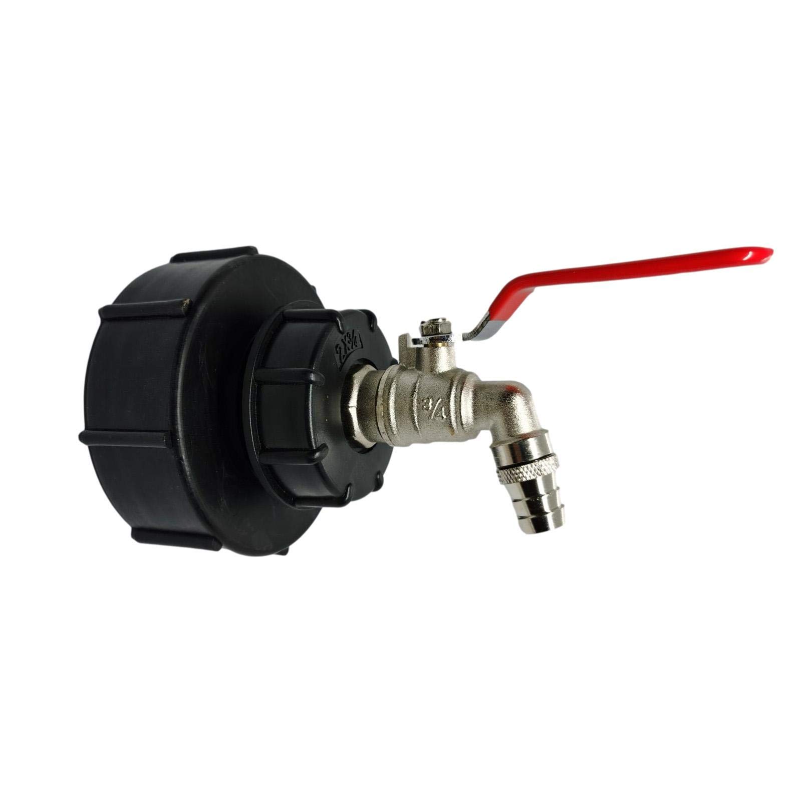 Buy IBC Outlet Tap 3/4 Inch for IBC Tank, Stainless Steel Ball Drain ...