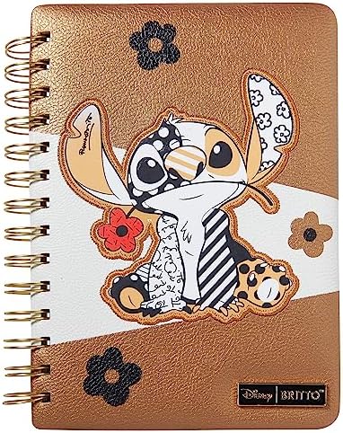 Amazon.com : Enesco Disney Britto Midas Lilo and Stitch Flower Notebook ...