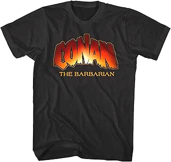 Conan The Barbarian Men's T Shirt Arnold Schwarzenegger Movie Merch ...