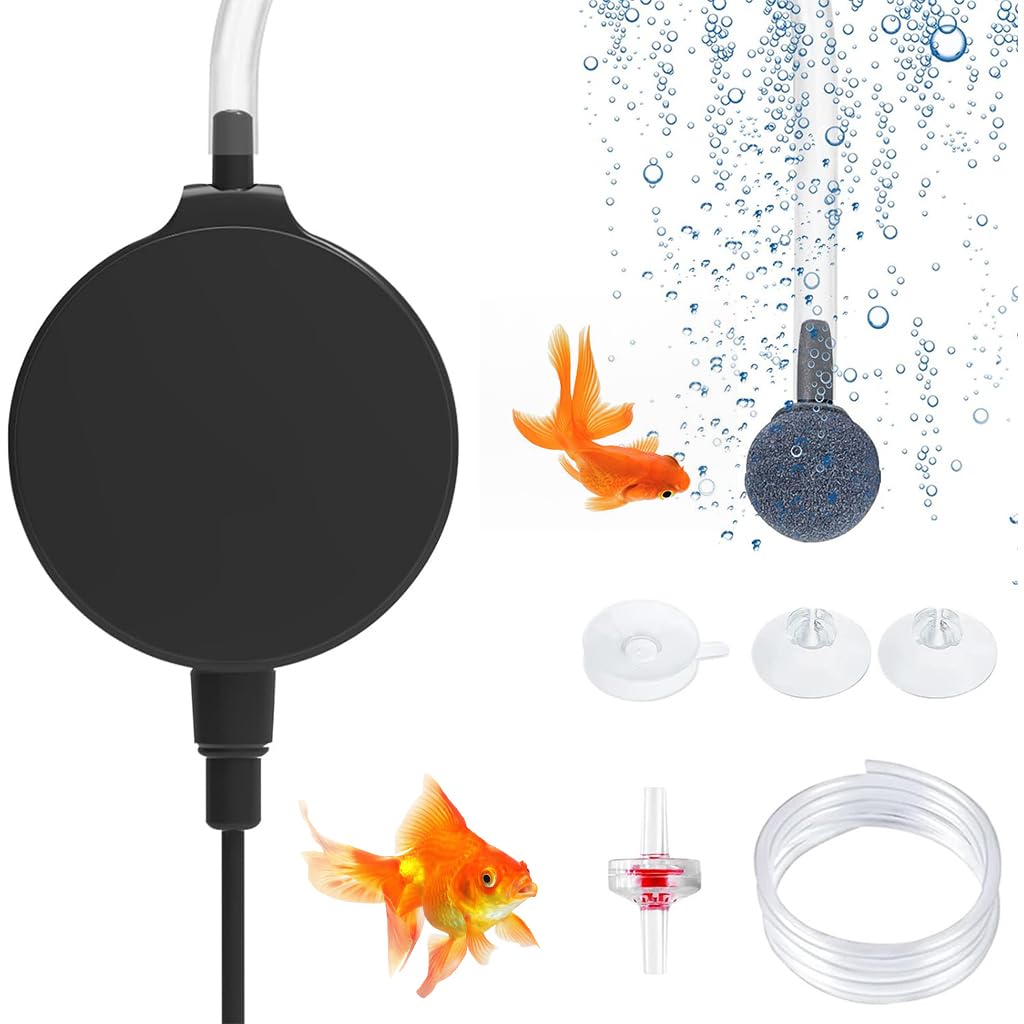 Qpets® aquarium air pump for Fish Tank, Aquarium, Mini Ultra Quiet Fish ...