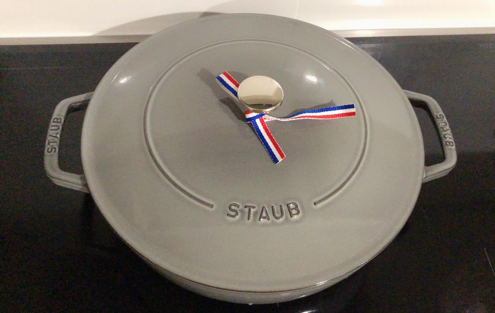 STAUB 1004752 Cast Iron Chistera, Graphite-Grey, 28 cm: Casserole ...