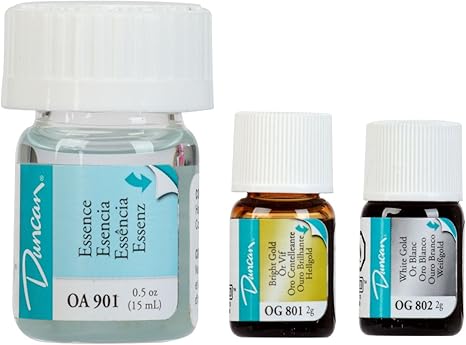 Amazon.com: Duncan Overglaze Set Includes one each: Bright Gold OG801 ...