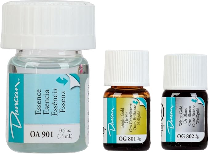 Amazon.com: Duncan Overglaze Set Includes one each: Bright Gold OG801 ...