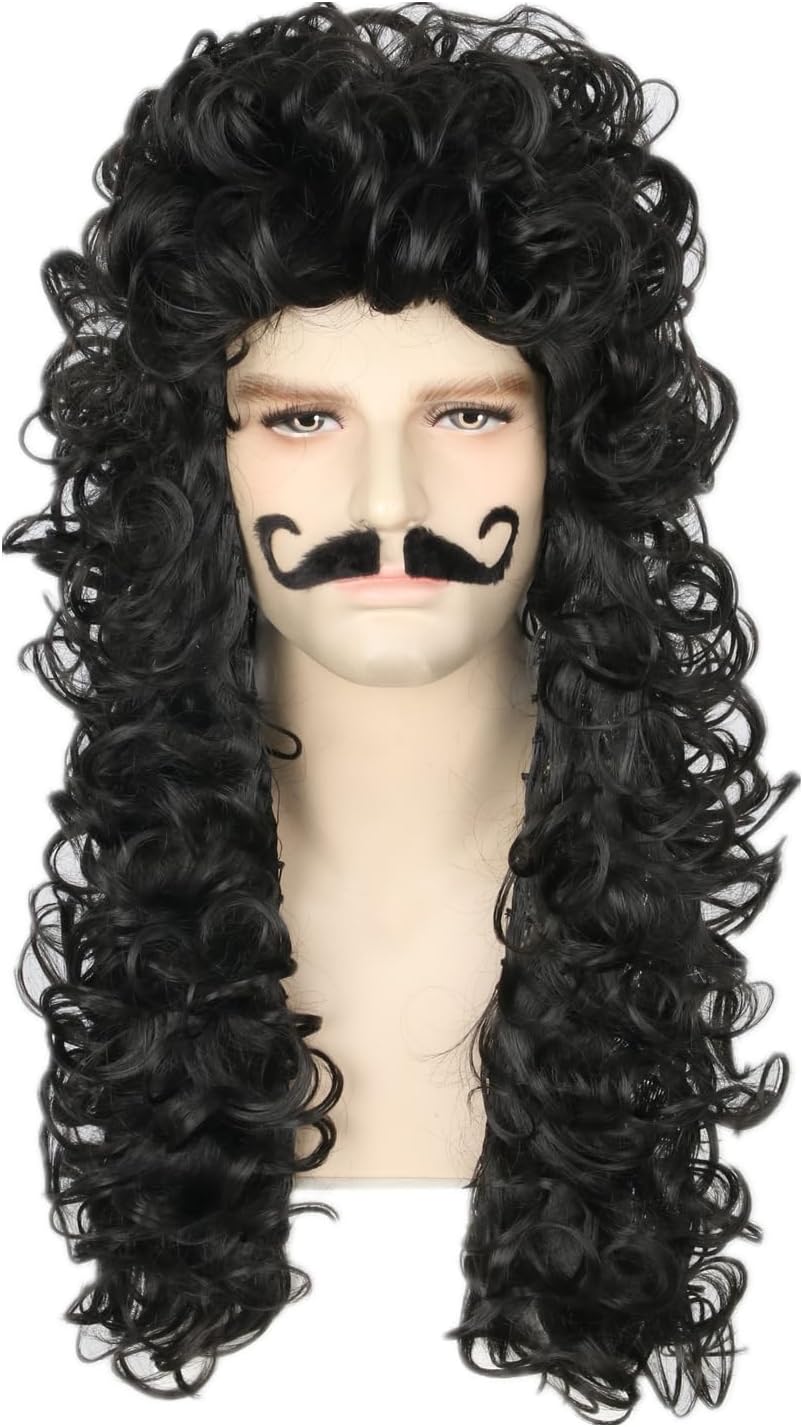 Amazon.com: Topcosplay Pirate Captain Costume Wig for Men or Women ...