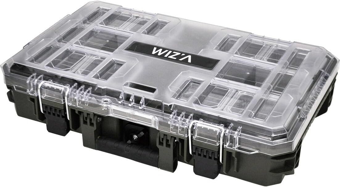 Amazon | ビバホーム ウイザ WIZ'A ツールボックス透明 Lサイズ MMB-05 工具 工具収納 ツールバッグ | ツールボックス