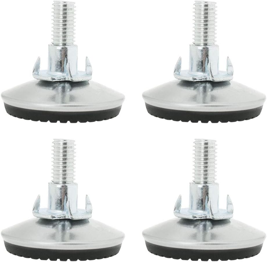 uxcell M10 x 20 x 50mm Screw on Furniture Glide Leveling Feet ...