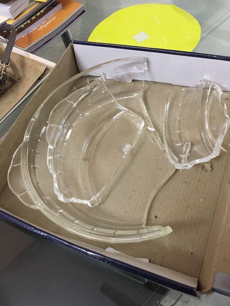 Buy Borosil Microwavable Plate, 22cm, Transparent Online at Low Prices ...